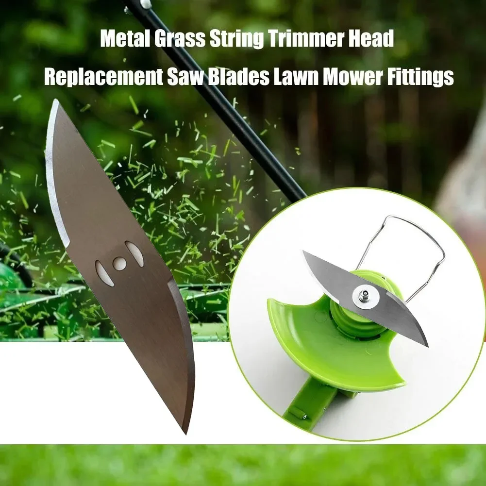 150mm-Metal-Grass-String-Trimming-Head-Replacement-Saw-Blades-Lawn ...