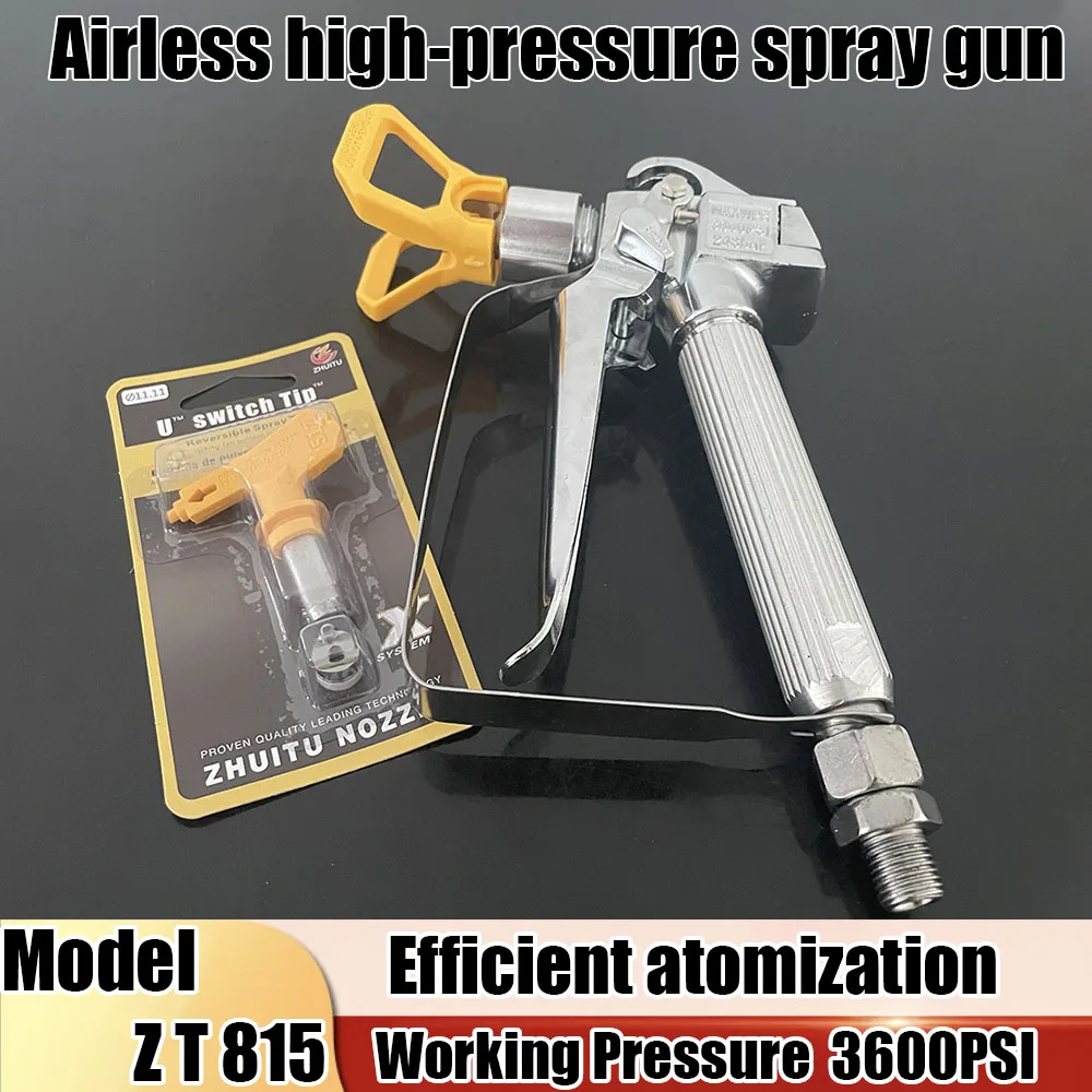 High-Pressure-Airless-Spray-Gun-Equipped-With-517-Nozzles-1-4BSP ...