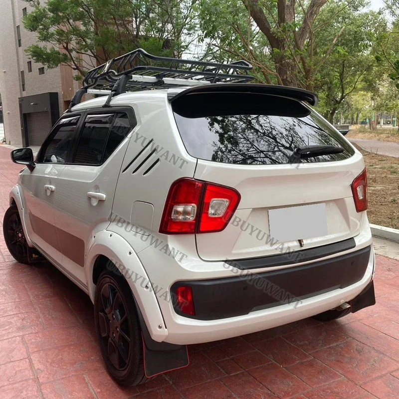 For SUZUKI Ignis Spoiler 2017 - 2021 ABS Rear Spoiler Lip Splitter ...