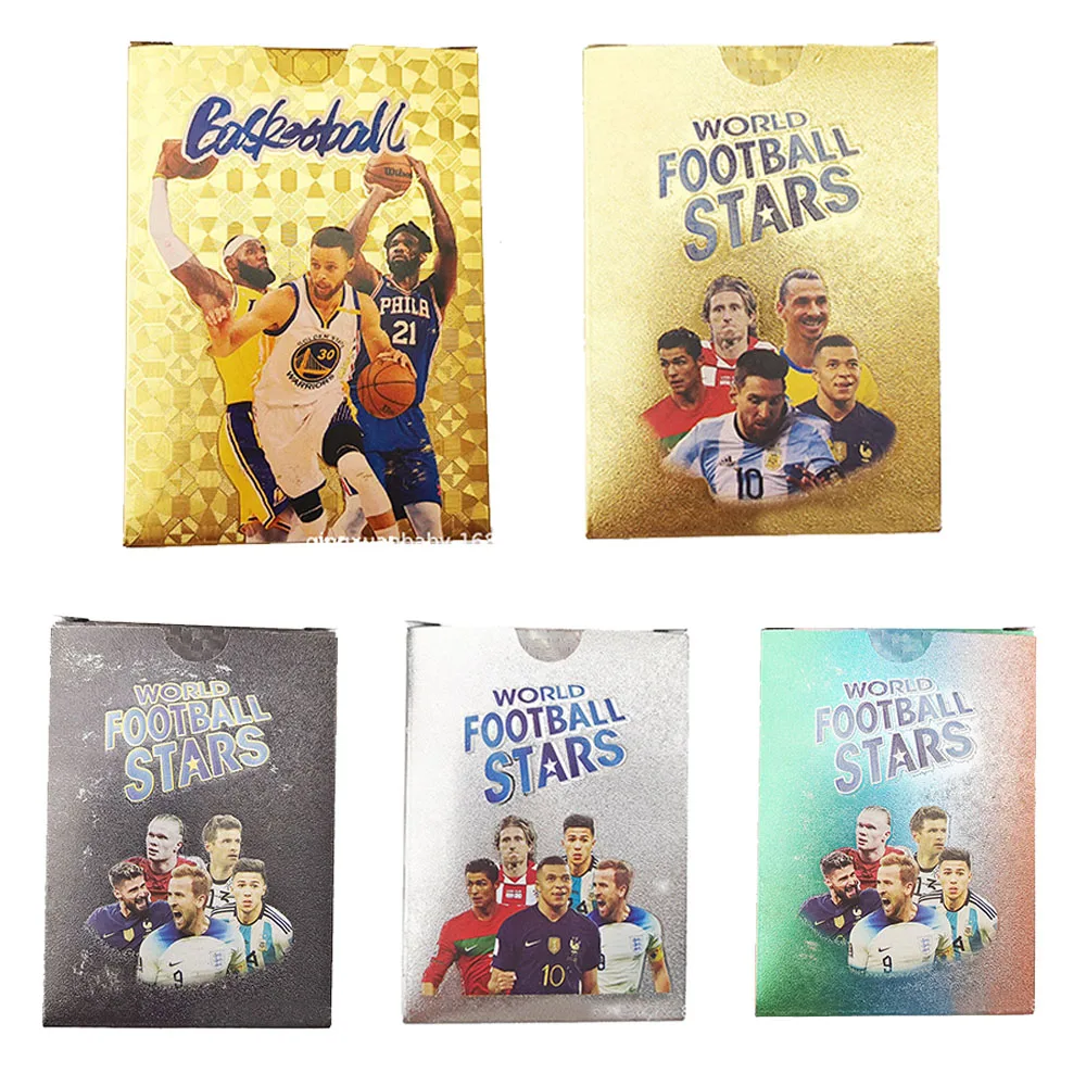 55Pcs-Messi-Ballsuperstar-Gold-Card-Star-Limited-Edition-Signature ...