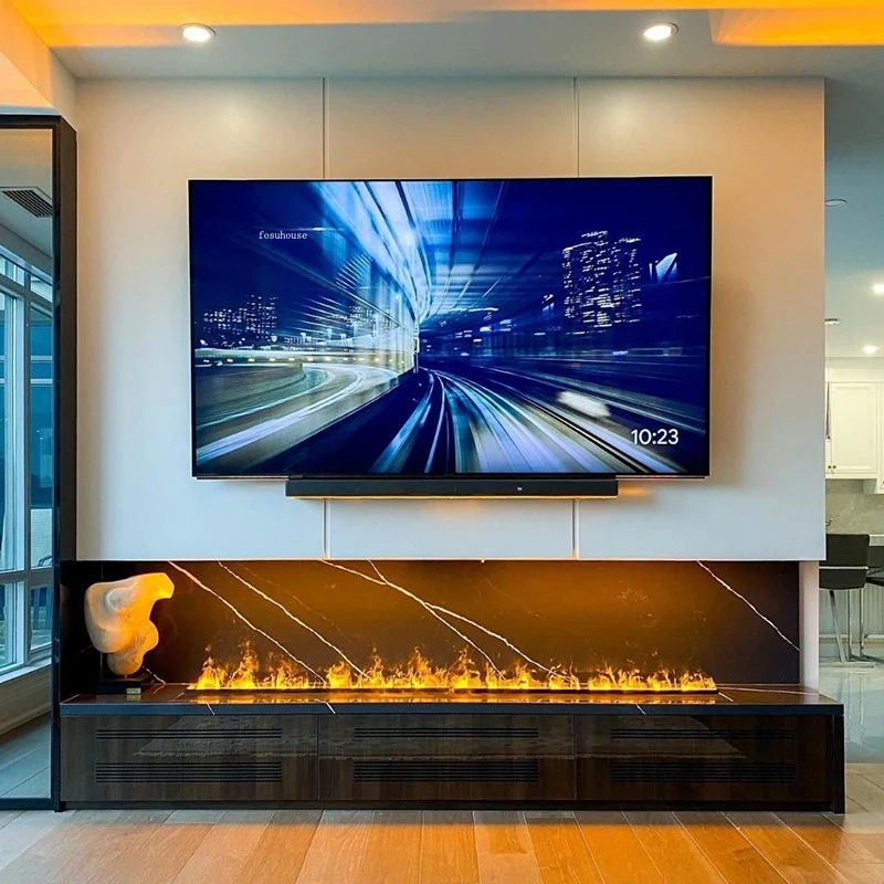 Fake-Fire-Electric-Fireplace-Ultra-thin-Home-TV-Stand-Humidifier ...