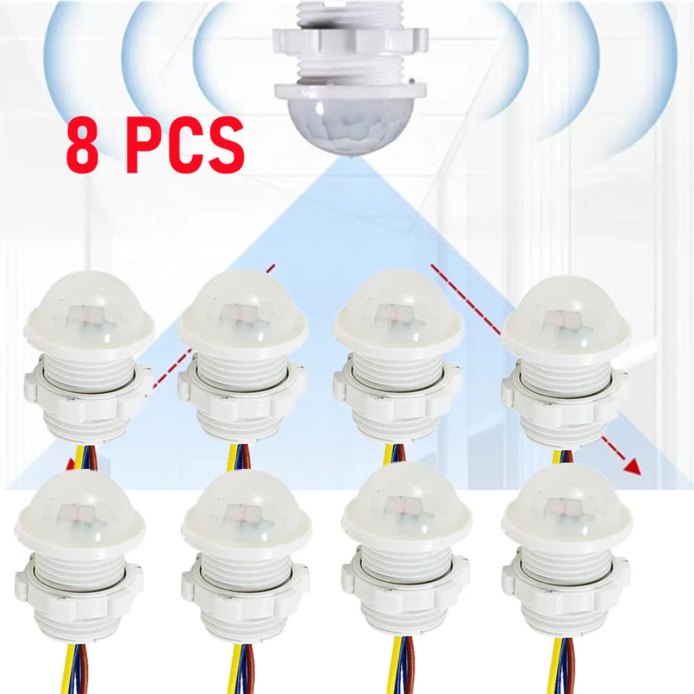 10-8-5-3-1PCS-Motion-Sensor-110V-220V-Smart-Switch-Pir-Infrared-Motion ...