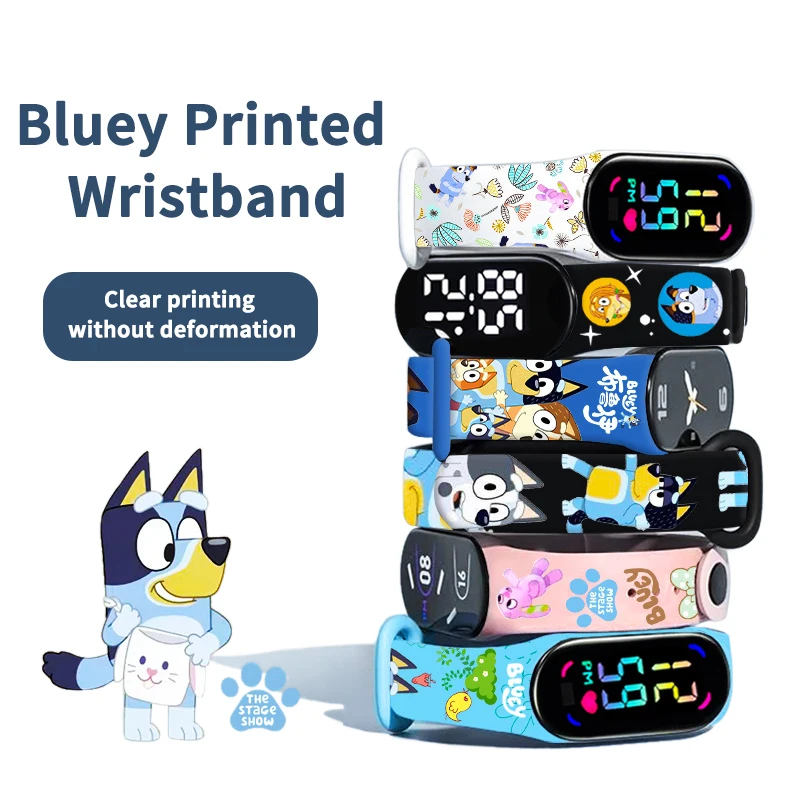 Bluey-Bingo-Wrist-Strap-Fashion-Intelligent-Touch-Screen-Watch-Colorful ...