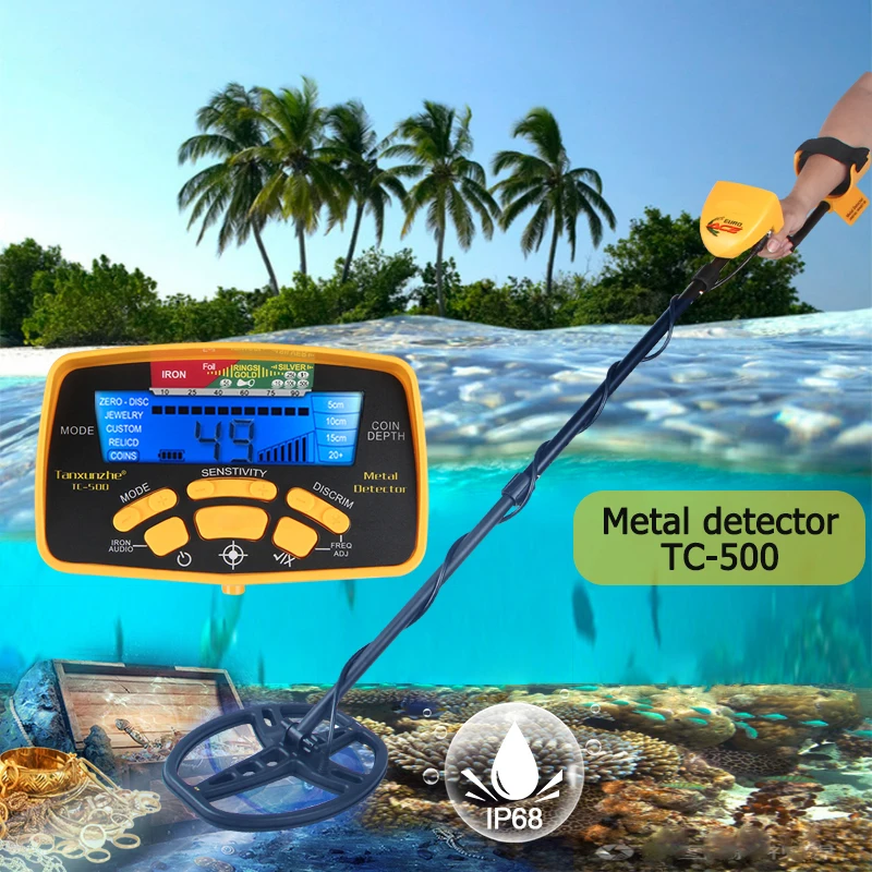 Metal Detector Professional 1.5m Depth Gold Detector With Dd Search ...