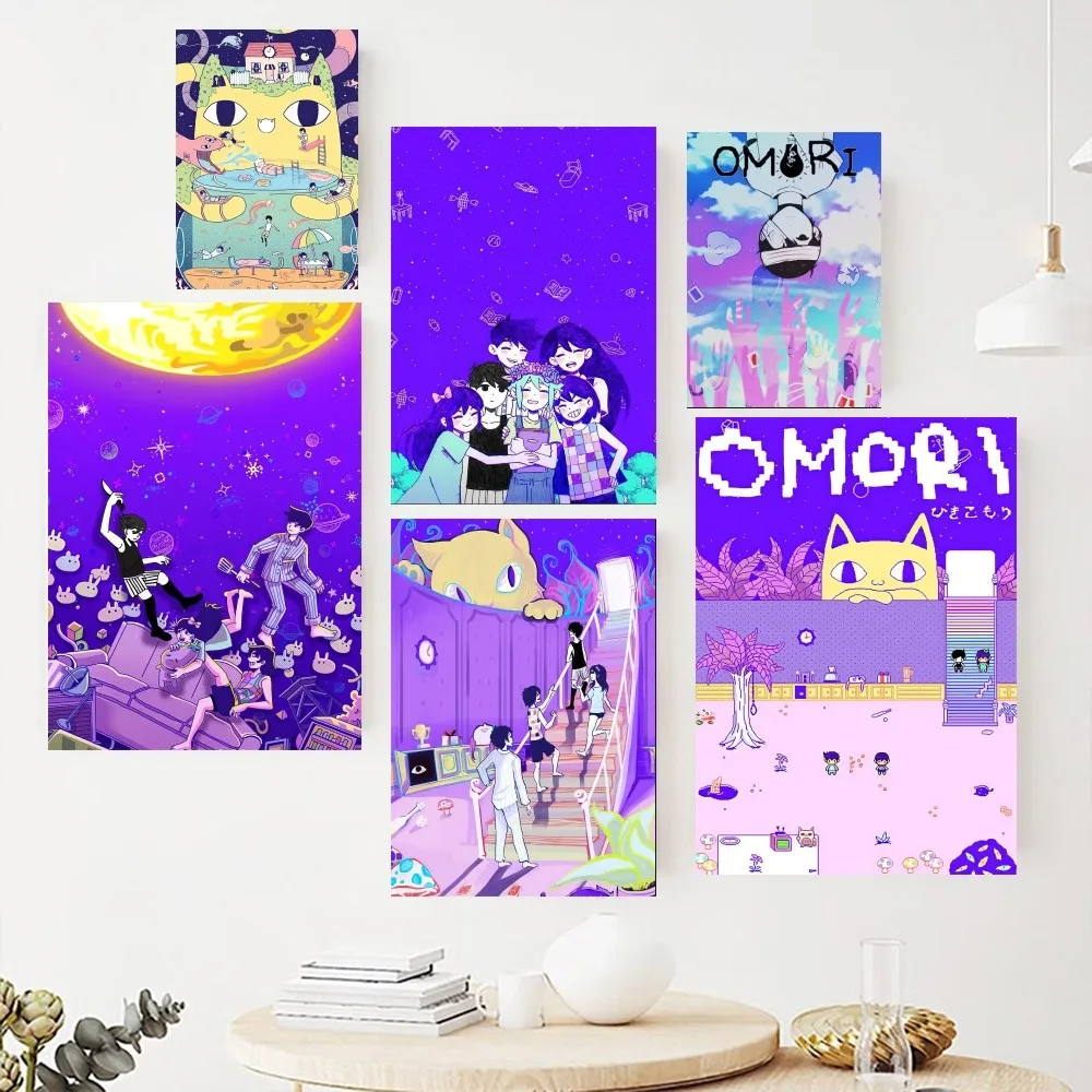 Hot-Game-O-Omori-Poster-Paintings-on-The-Wall-Picture-for-Living-Room ...