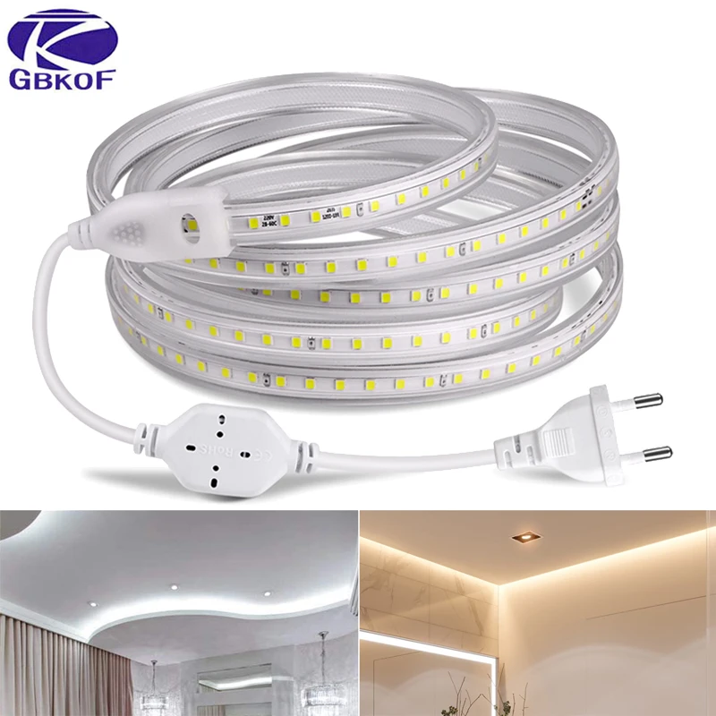 AC-220V-LED-Strip-Lights-Waterproof-Led-Light-High-Brightness-Flexible ...
