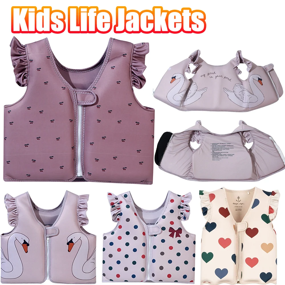 Kids-Life-Jackets-Inflatable-Swim-Vest-Cartoon-Toddler-Life-Vest ...
