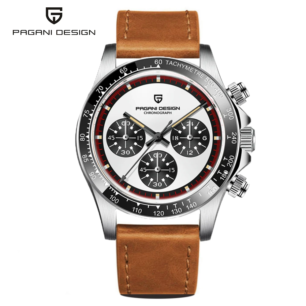 PAGANI DESIGN New 40MM Men Quartz Wristwatches Luxurious Sapphire glass ...