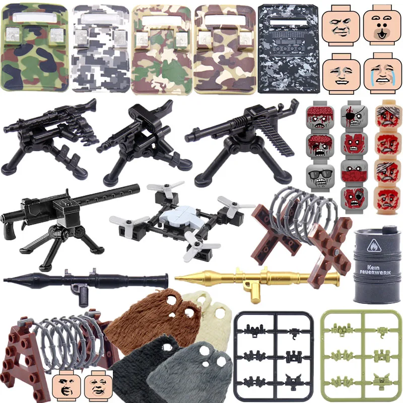 WW2-Military-Building-Blocks-Figures-Solider-Gifts-Weapons-Guns ...
