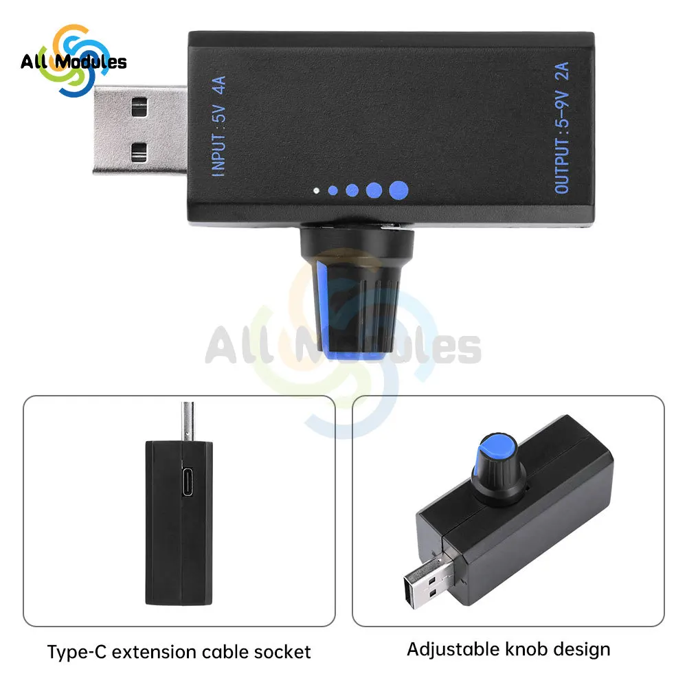 18W-Dc5V-4A-High-Power-Usb-Induction-Speed-Controller-Adjustable ...