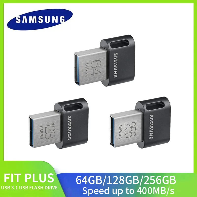 Samsung-FIT-Plus-USB-3-1-USB-Flash-Drive-256GB-128GB-400MB-s-Pendrive ...