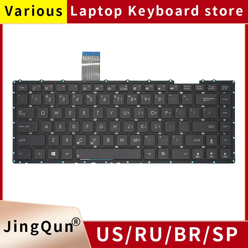 Teclado-de-ordenador-port-til-SP-BR-para-ASUS-X401K-X401E-X401U-X401 ...