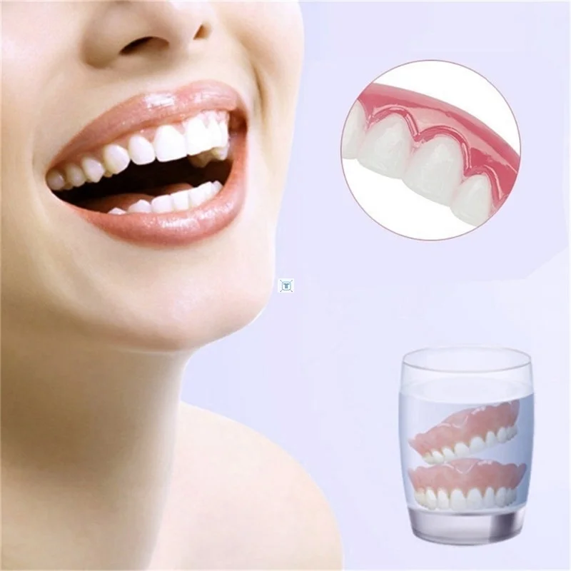 False-Teeth-Silicone-Upper-Lower-Veneers-Dentures-Paste-Fake-Teeth ...