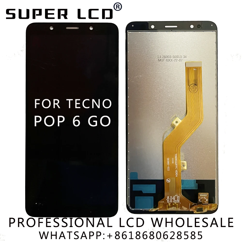 For-Tecno-POP-6-GO-BE6j-POP6-LCD-Replacement-Mobile-Phone-Display-Touch ...