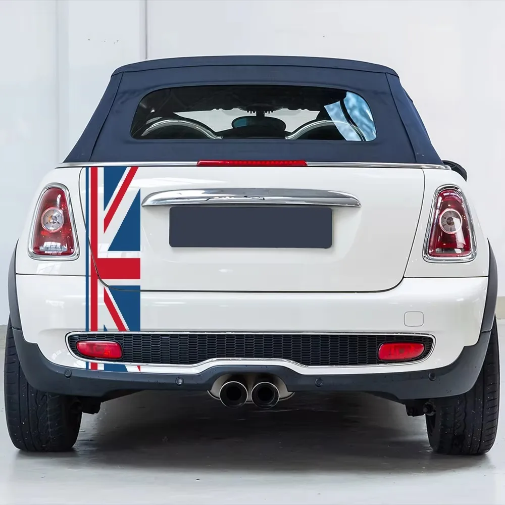 Car Rear Trunk Union Jack Decor Decal Stickers For Mini Cooper One JCW ...
