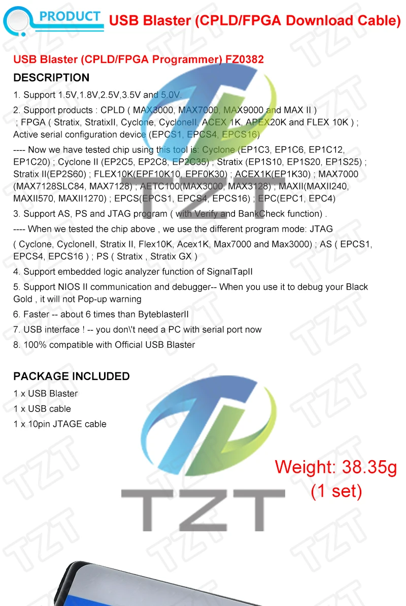 TZT USB Blaster для Arduino | AliExpress