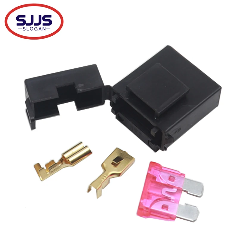 5Set - 1Set 】ATC Fuse Holder 12V 24V Power Blade Holder with Crimp ...