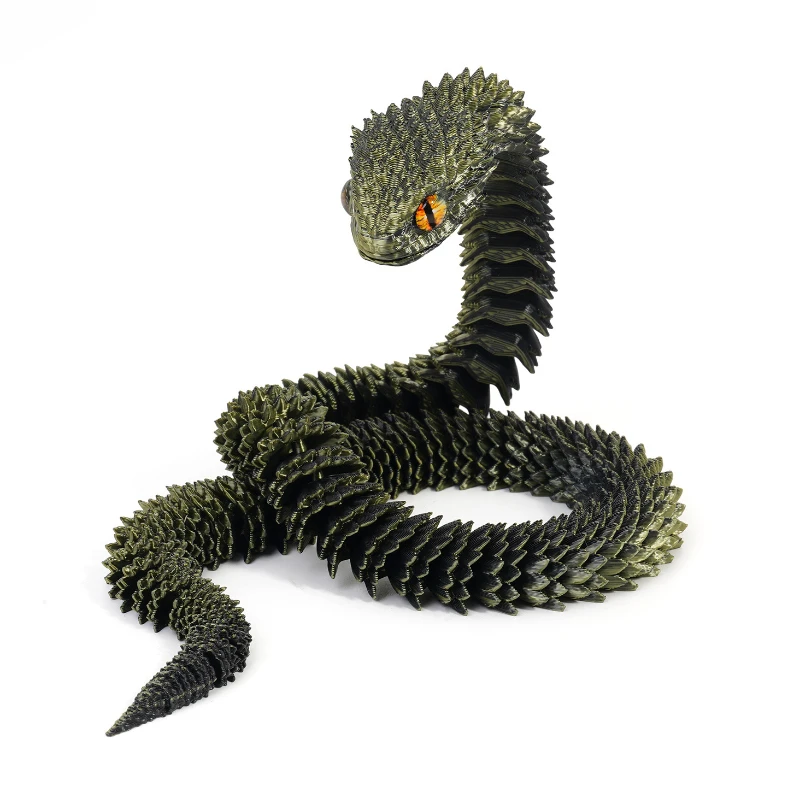 3D Printed Snake Dragon 3d Printed Figures New Year Decoration ...