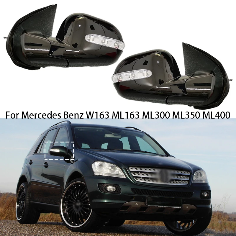 Car Outside Rearview Mirror Assembly For Mercedes Benz ML163 W163 X163 ...