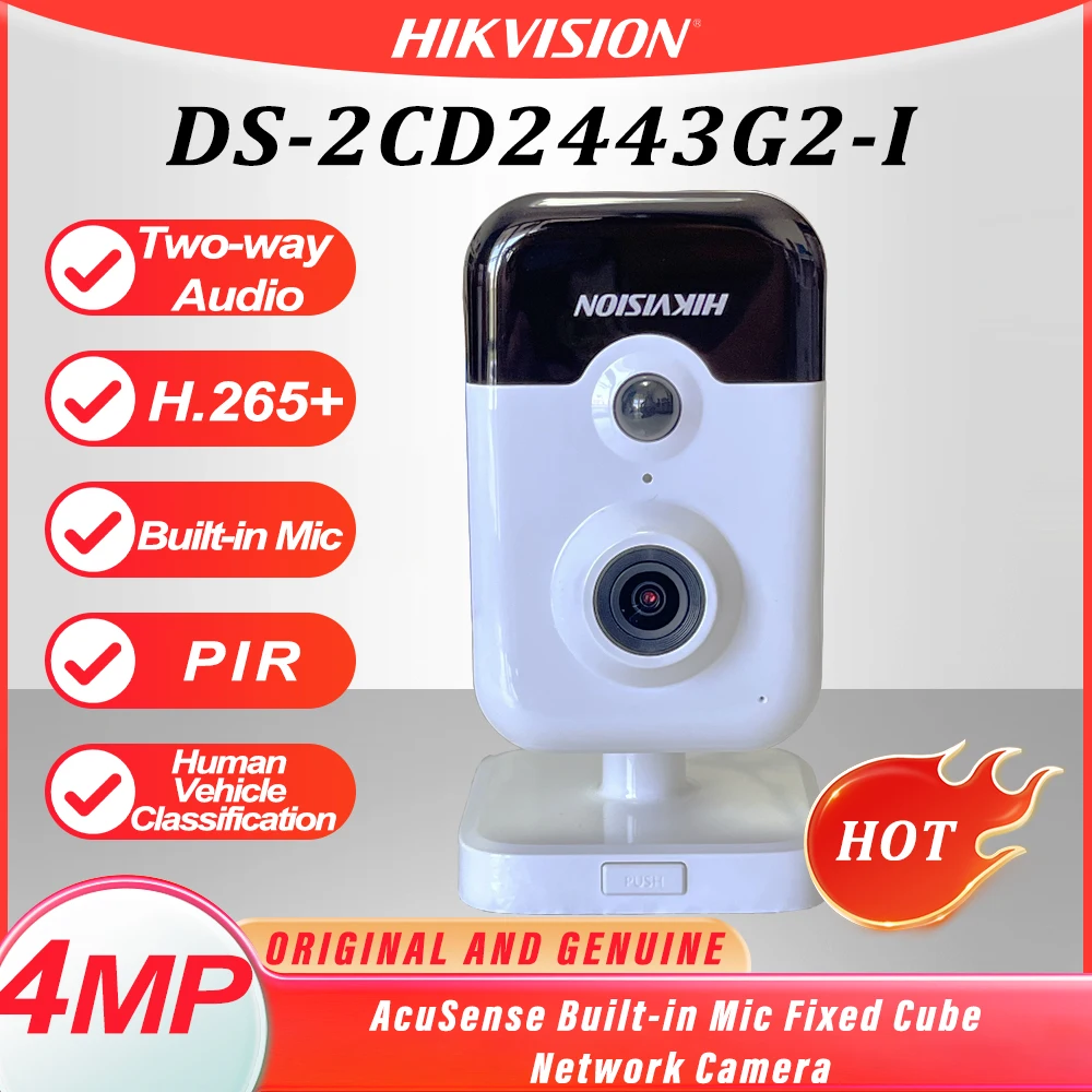 Hikvision IP Camera 4MP Two-way Audio Human and Vehicle Classification ...