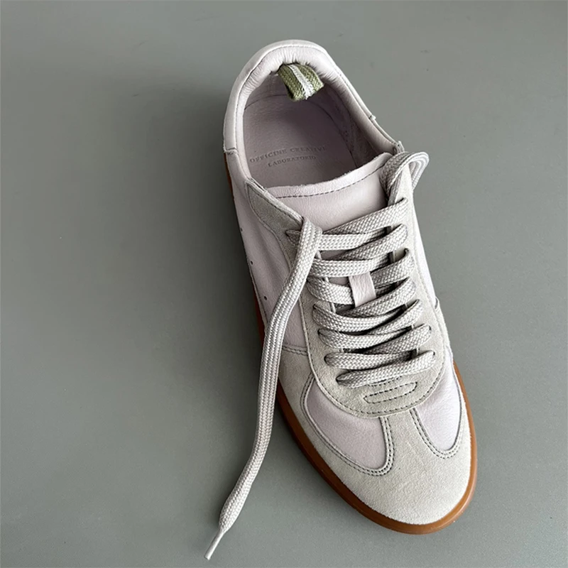 2023-New-Italian-Niche-Handmade-Shoes-Genuine-Leather-Lace-up-Low-Top ...