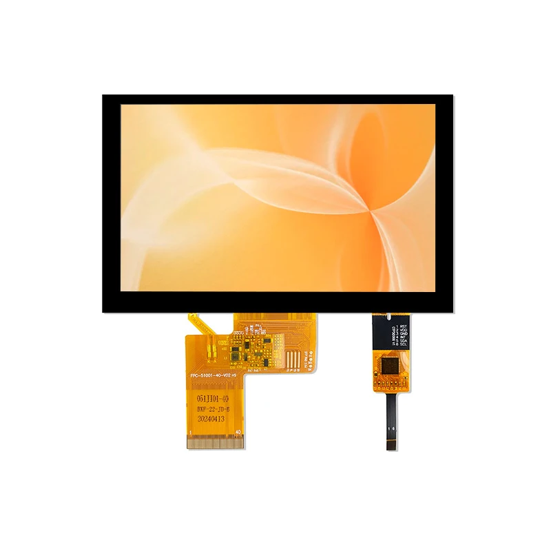 5 inch TFT IPS LCD Screen 1024*600 Resolution RGB Interface Industrial ...