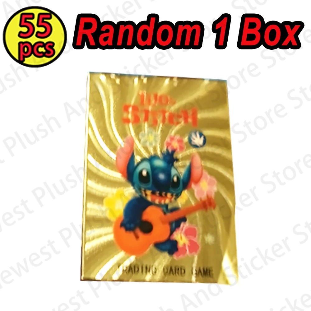 55Pcs-Set-Stitch-Cards-Anime-Board-Game-Gold-Card-Silver-Foil-Shiny ...