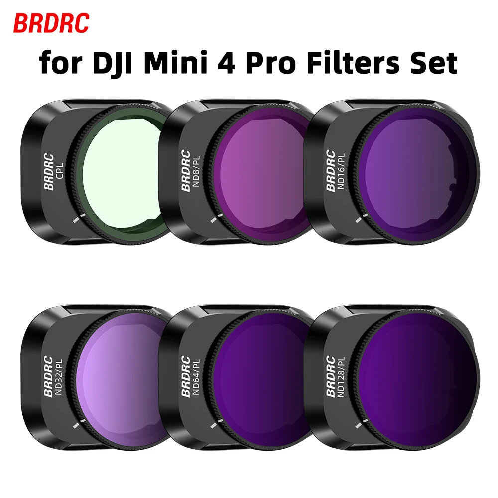 BRDRC-Filtros-Definido-para-DJI-Mini-4-Pro-Fotografia-Profissional-UV ...