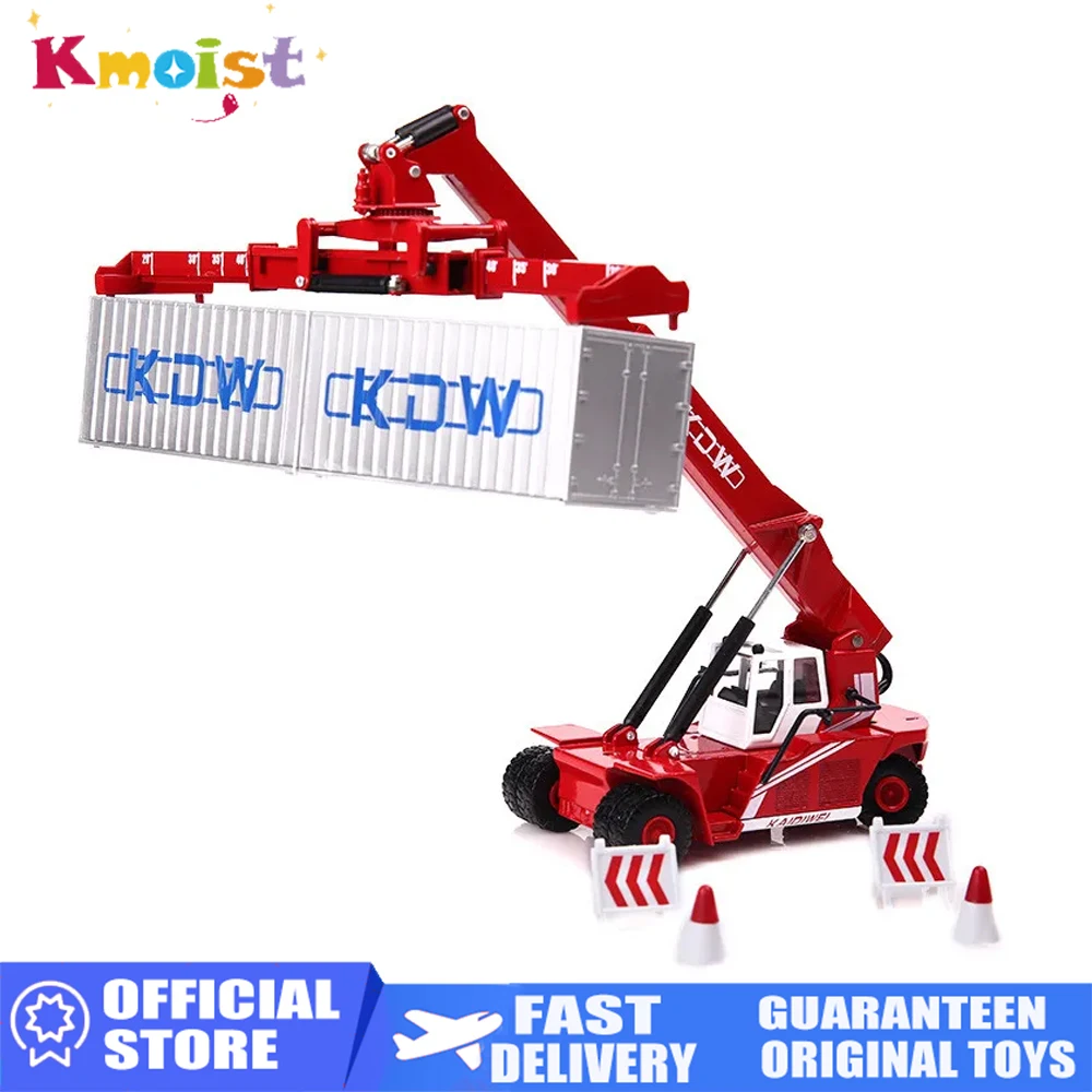 KDW-Simulation-1-50-Alloy-Container-Crane-Model-Engineering-Car-Toy ...