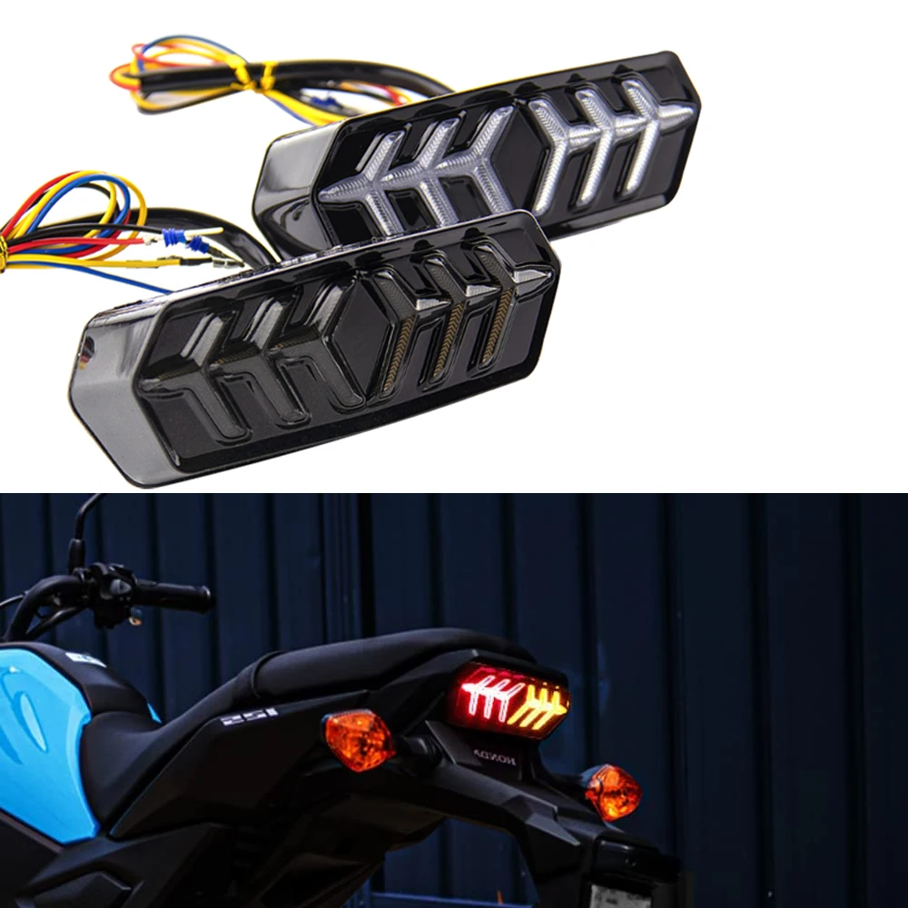 Motorcycle-LED-Tail-Light-Turn-Signals-Indicators-Rear-Brake-Stop-Light ...