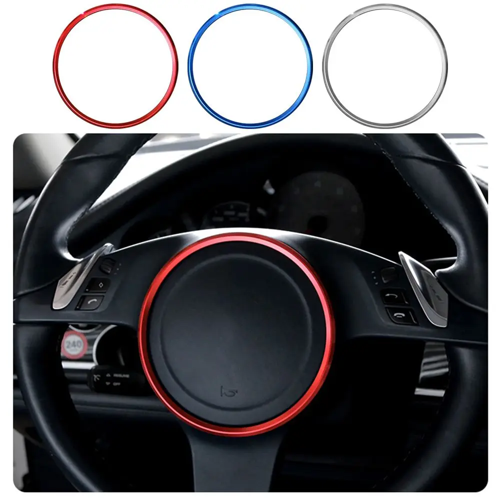 Steering-Wheel-Ring-Decoration-Trim-For-Porsche-For-Cayenne-For ...