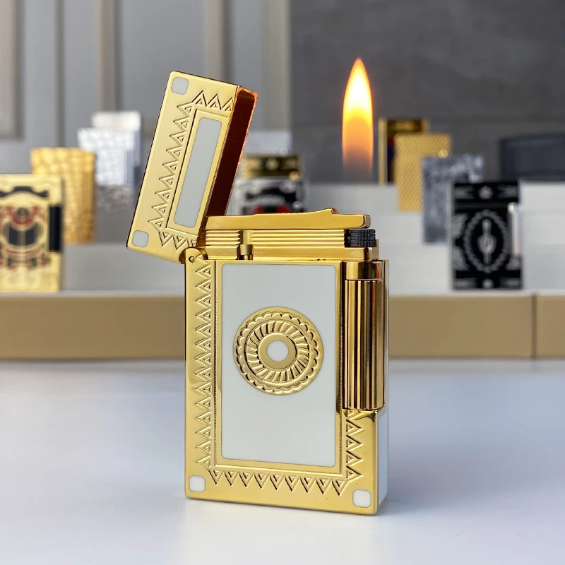 New-commemorative-edition-single-and-double-flame-luxury-lighter-Ping ...