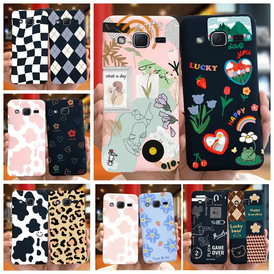 For Samsung Galaxy J2 Case Lovely Jelly Silicone Soft Phone Case Back ...