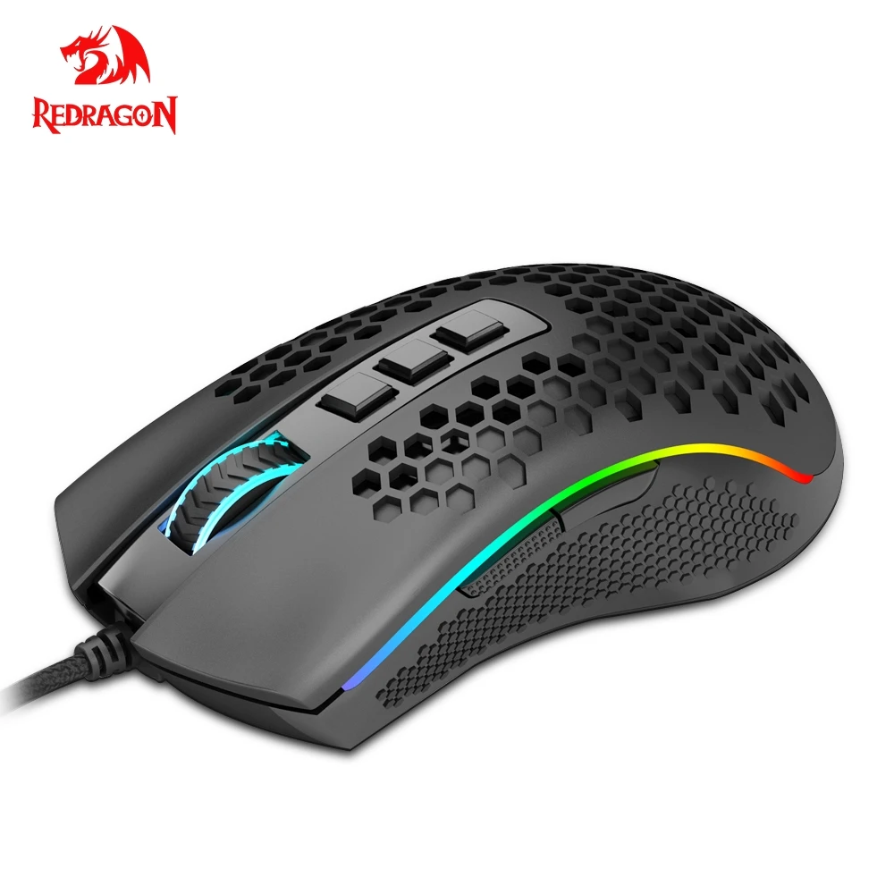 REDRAGON Storm Elite M988 USB wired RGB Gaming Mouse 32000 DPI ...