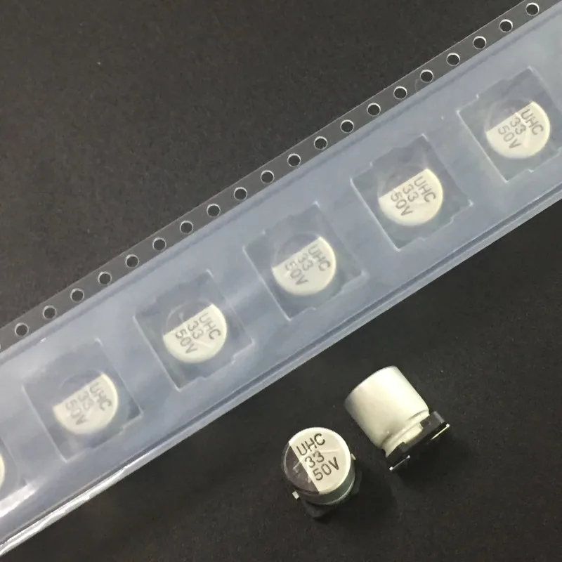 5Pcs-50Pcs-Rubycon-SEV-series-8x10mm-50V33uF-Chip-type-SMD-Aluminum-Electrolytic-Capacitor.jpg