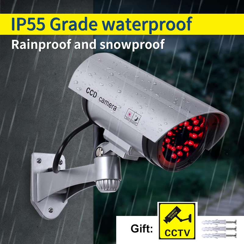 1PC-Dummy-Security-Camera-Bullet-Fake-Surveillance-System-with ...