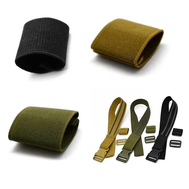 Tactical-4PCS-Drop-Leg-Strap-Loop-Nylon-Elastic-Web-Belt-Loop-Belt ...