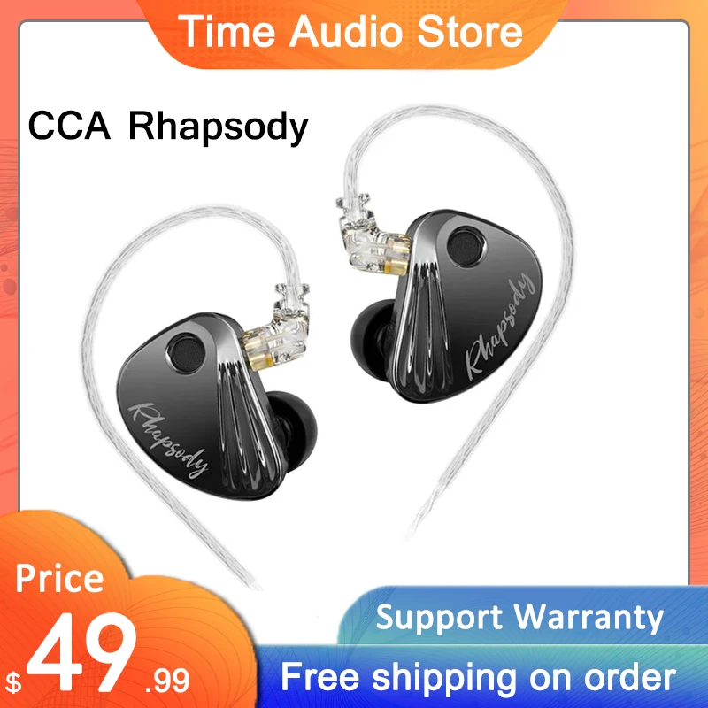 CCA-Rhapsody-2DD-4BA-Hybrid-IEM-HiFi-Earphone-Wired-Earbuds-With ...