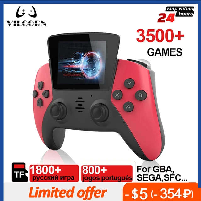 VILCORN Mini Handheld Video Game Dendy Console For PS5 Gamepad Style ...