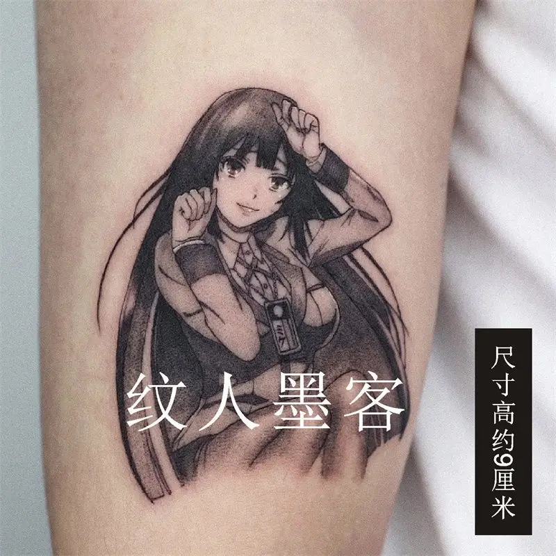 Cartoon-Temporary-Tattoo-Stickers-Anime-Tatto-Girl-Japanese-Cosplay ...