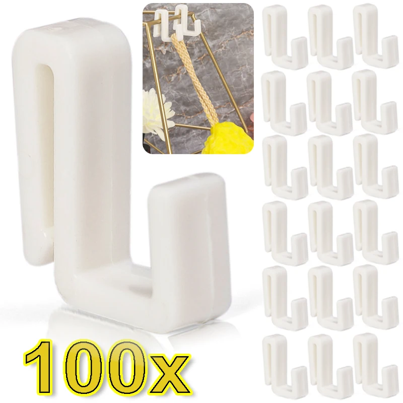 Mini S Shape Hooks Plastic Hanger Hook Home Closet Storage Car Kitchen ...