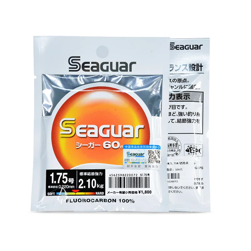 Original SEAGUAR Sea Fishing 100% FLUOROCARBON Fishing Line Offshore ...