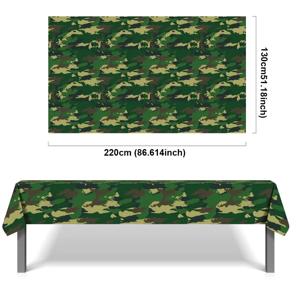 Army Camouflage Table Cloths