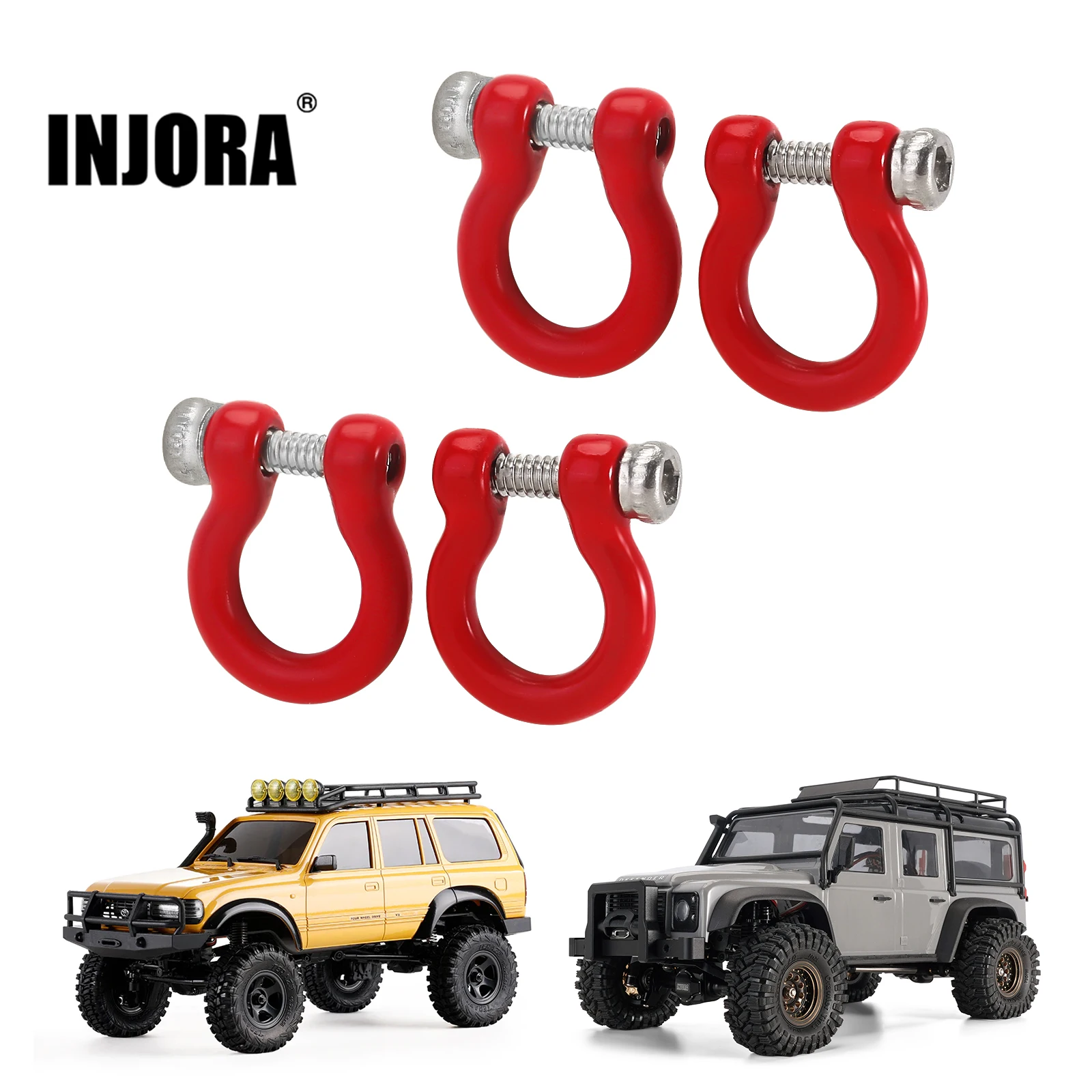 INJORA-D-Rings-Tow-Hooks-With-M1-4-Screws-for-FCX18-LC80-TRX4M-Defender ...