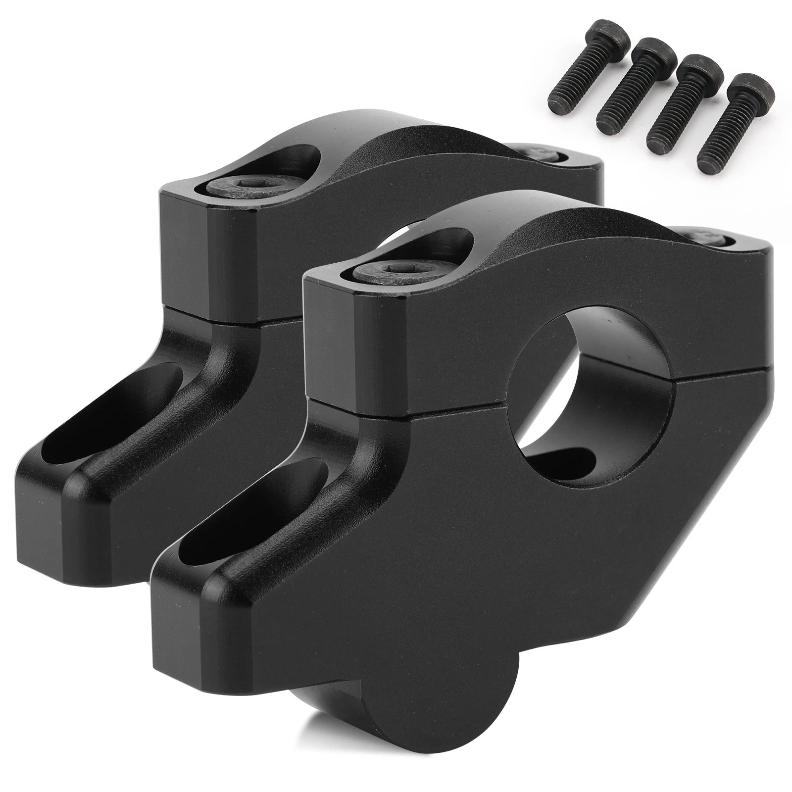 Motorcycle-22mm-7-8-Handle-Bar-Mount-Risers-Offset-Extend-Raised ...