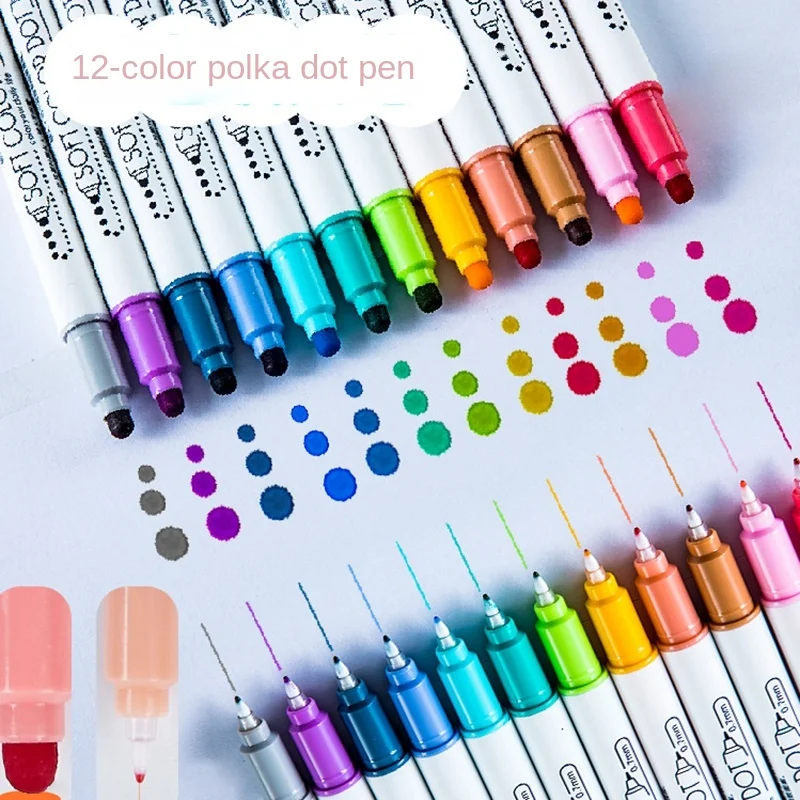 6 Color Highlighter Pen Mark | Pen Highlighter School | Highlight Pen ...