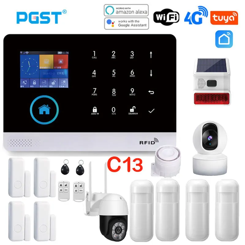 New-PGST-PG103-4G-Tuya-Wifi-Alarm-System-Tuya-Smart-433MHz-Wireless ...