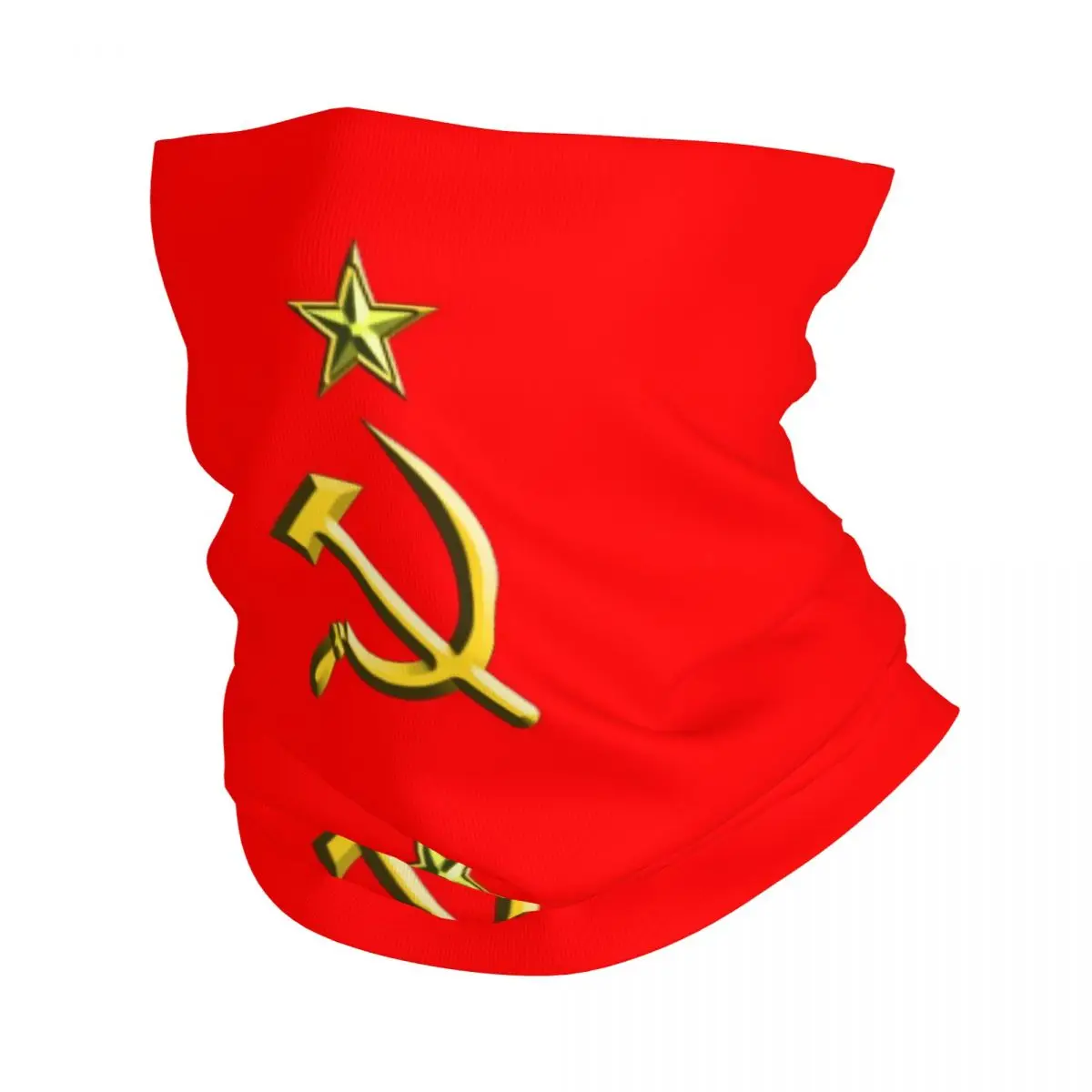 Russia-USSR-Soviet-Union-Bandana-Neck-Cover-Printed-CCCP-Hammer-Sickle ...