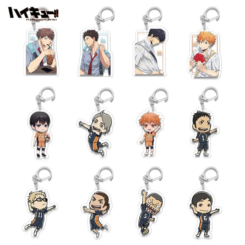 20Pcs-Lot-Anime-Manga-Haikyuu-Keychain-High-School-Volleyball-Boy ...