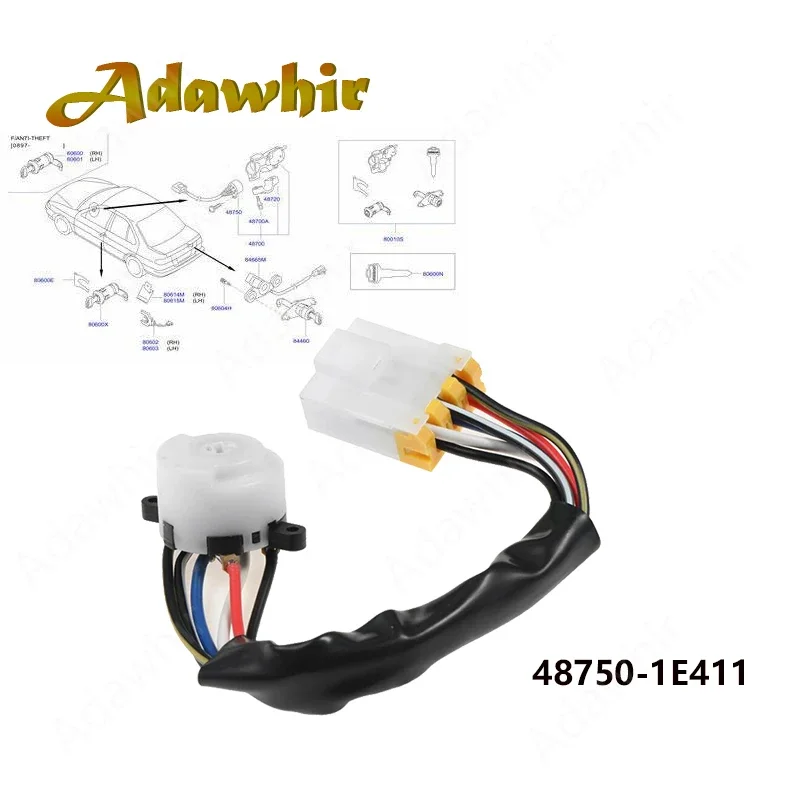 Car Ignition Switch Replacement for Nissan Altima Maxima Quest I30 ...